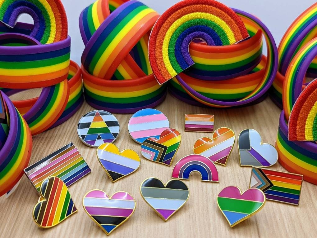 Straight ALLY Flag Enamel Pins - Etsy