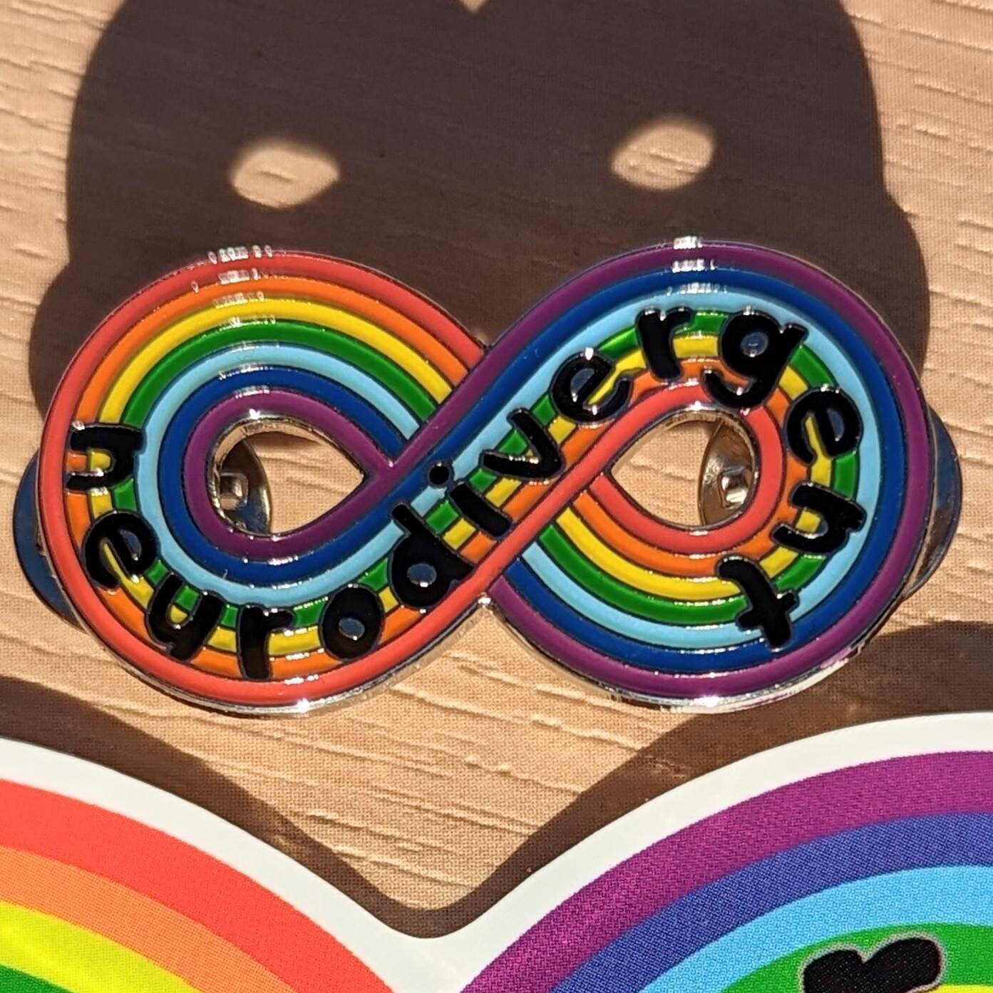 Neurodivergent Pride Large Infinity Rainbow. Autism | Etsy Australia
