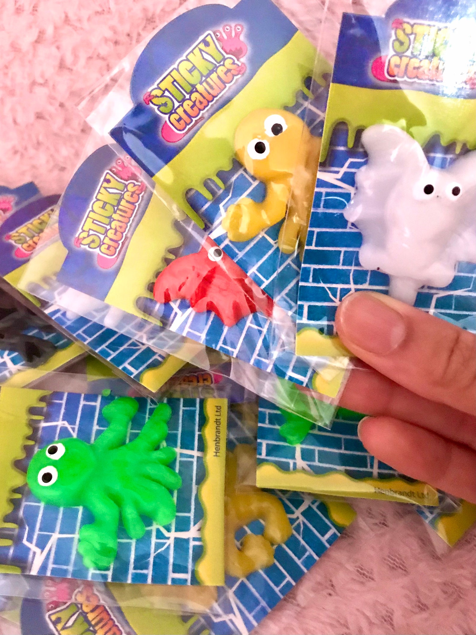 Sticky creatures 3 pack Sticky toys | Etsy