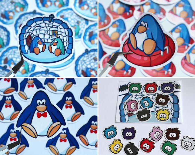 Club Penguin Puffles Colors 7 Disney Park Trading Pins Starter Set ...