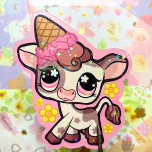 LPS Holographic Sticker | Waterproof Vinyl Laptop Decals | Pet Cat Dog ...