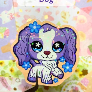 LPS Holographic Sticker | Waterproof Vinyl Laptop Decals | Pet Cat Dog ...