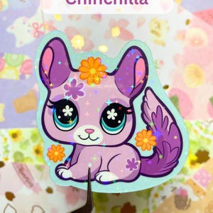 LPS Holographic Sticker | Waterproof Vinyl Laptop Decals | Pet Cat Dog ...
