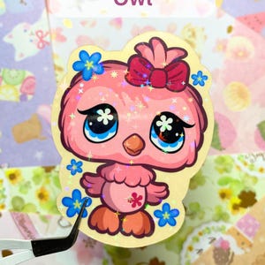 LPS Holographic Sticker | Waterproof Vinyl Laptop Decals | Pet Cat Dog ...