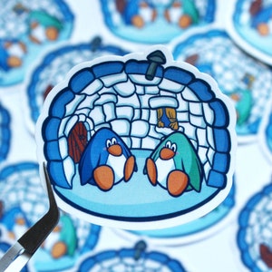 Club Penguin Stickers: Waterproof Puffle & Penguin Decals - Etsy