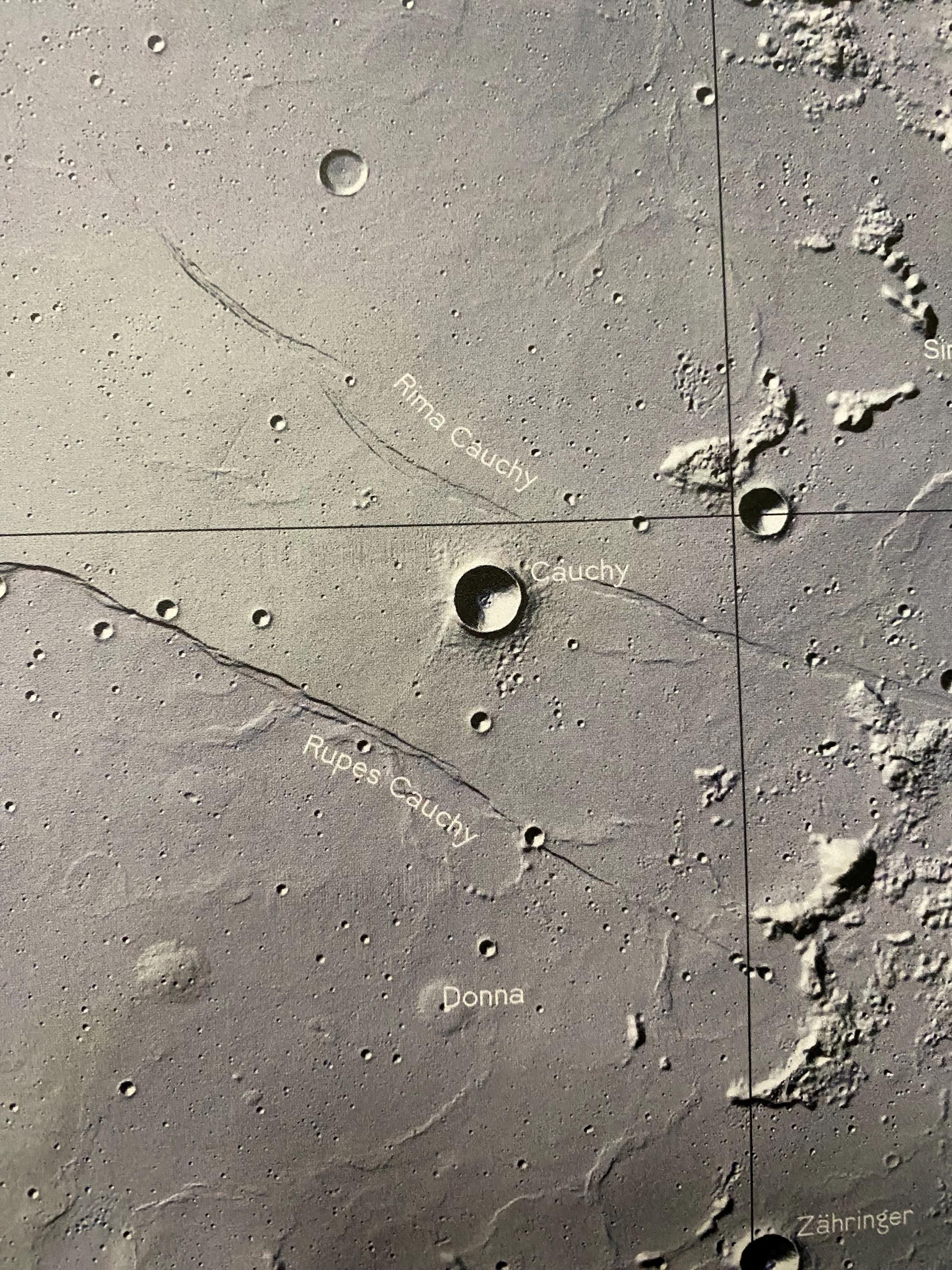 Apollo 11 Landing Site Map | Mare Tranquillitatis Lunar Chart Wall Art ...