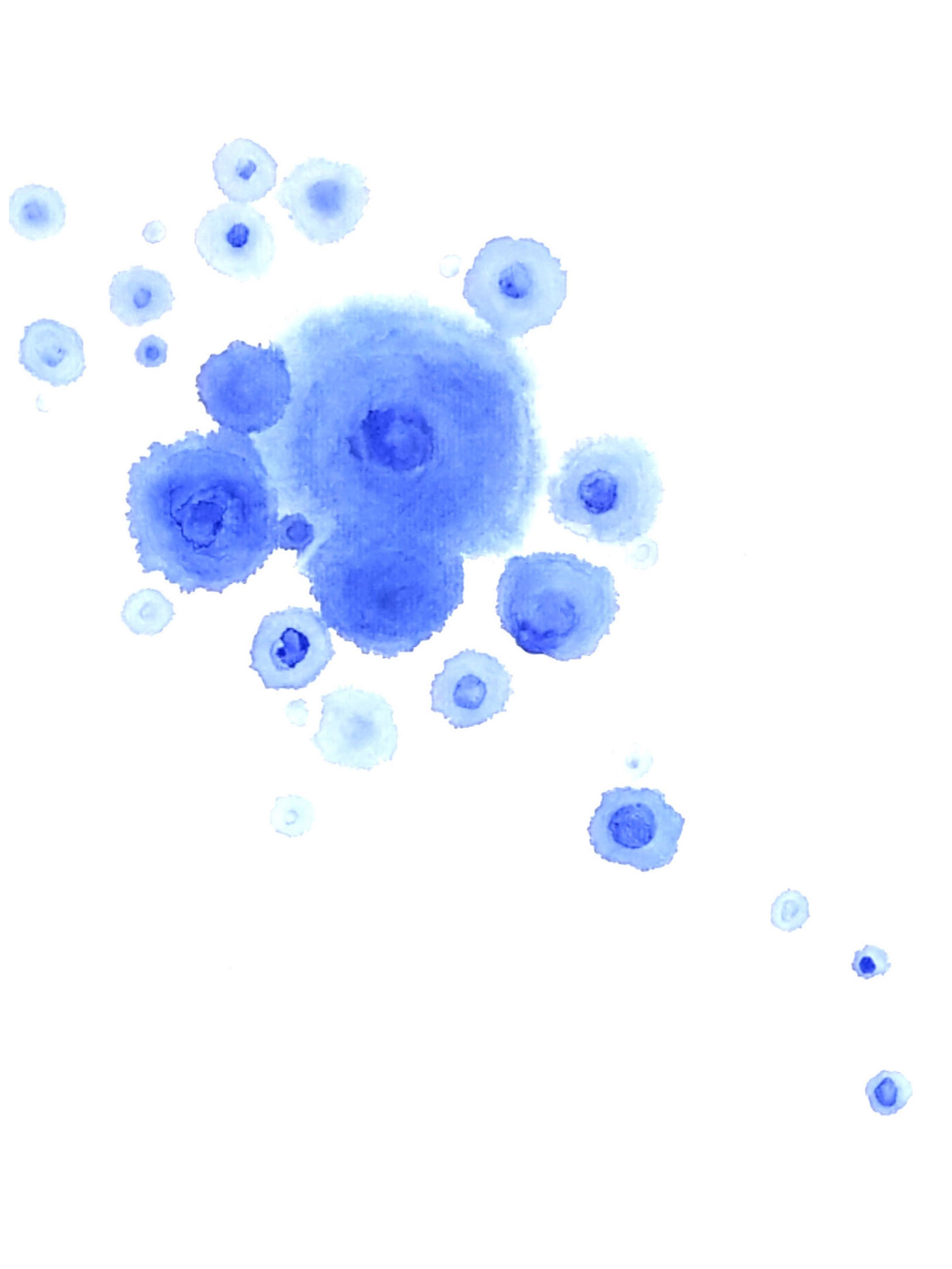 7. Blaue Punkte / Wandkunst /Digitaler Download/ | Etsy