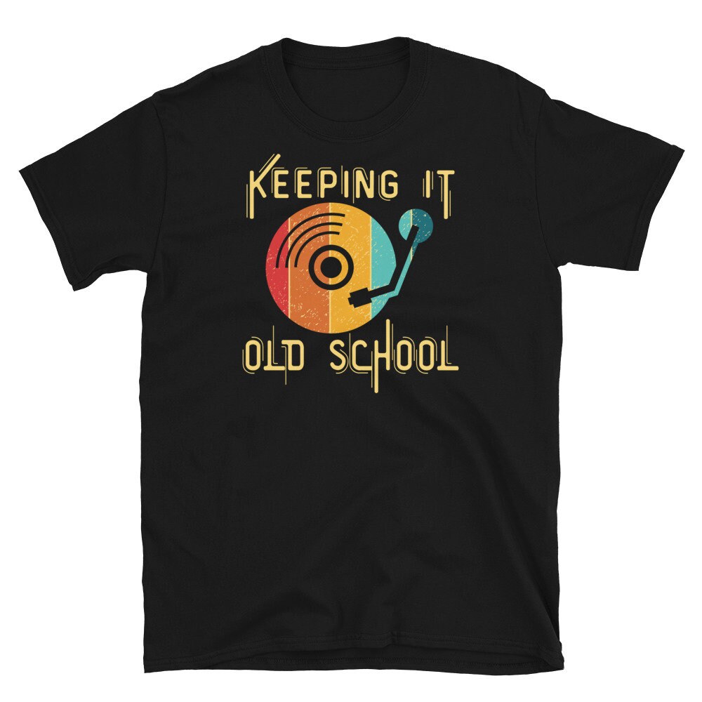 Keeping It Old School Vinyl Retro Vintage Short-sleeve Unisex - Etsy