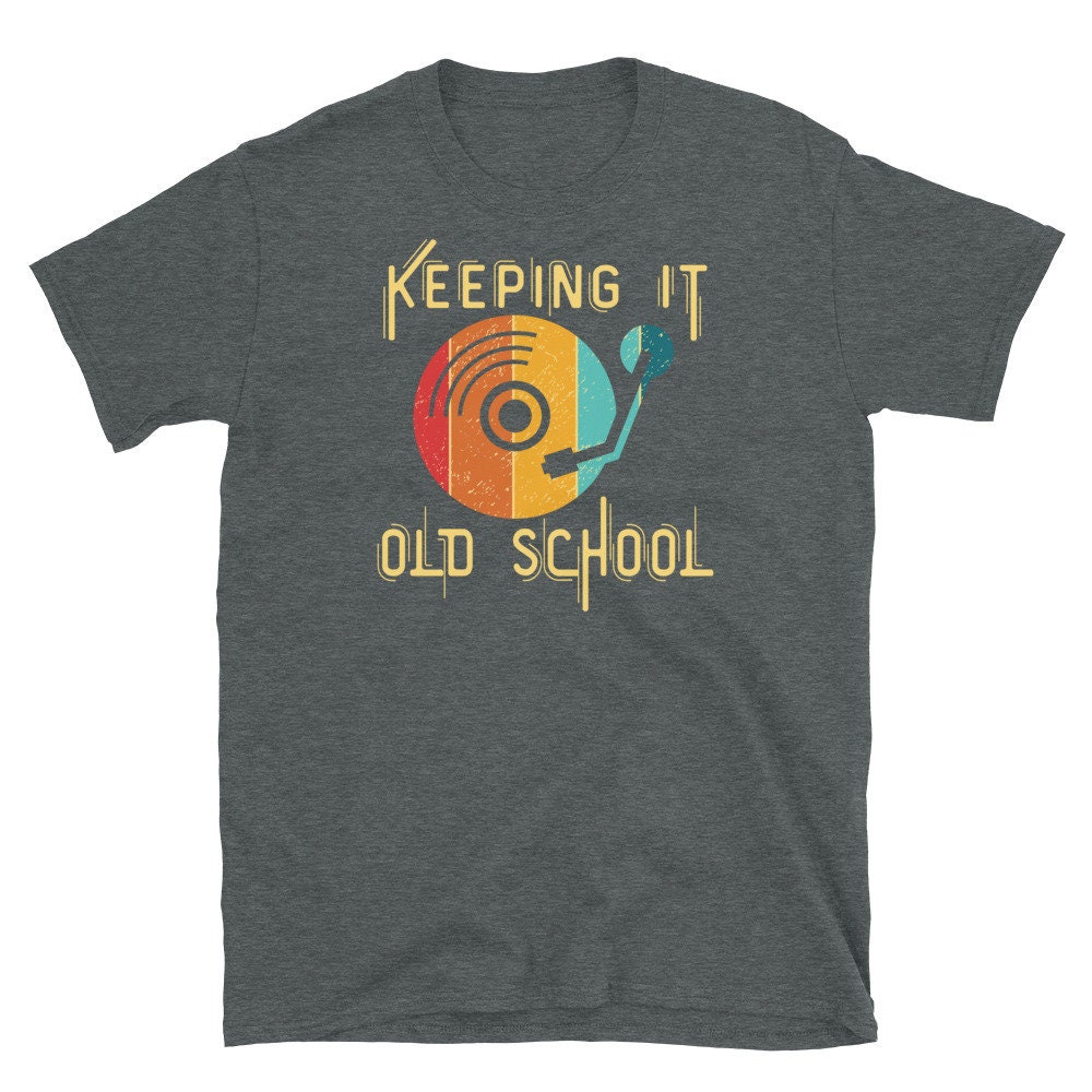 Keeping It Old School Vinyl Retro Vintage Short-sleeve Unisex - Etsy