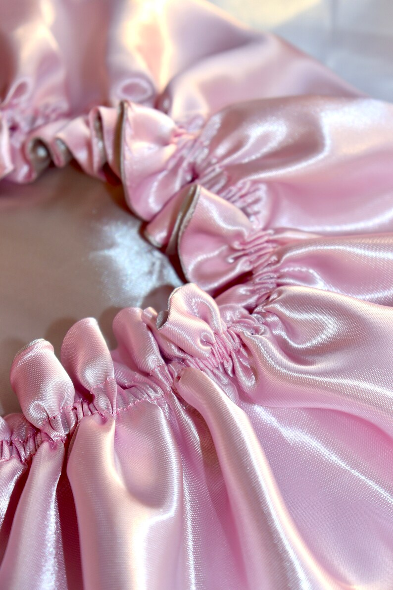 Reversible Bonnet: Silver & Light Pink, Double Lined - Etsy