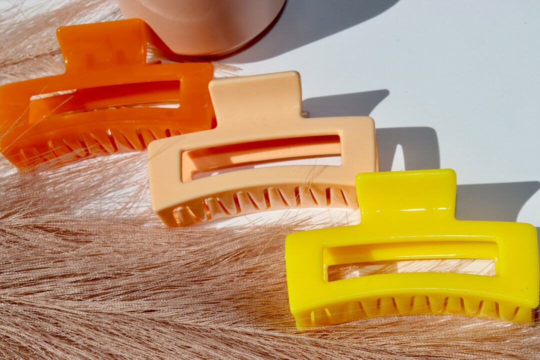 NEW Square Hair Claw Clips | Gift for Her | Bridesmaid Gift | Hair Clip ...
