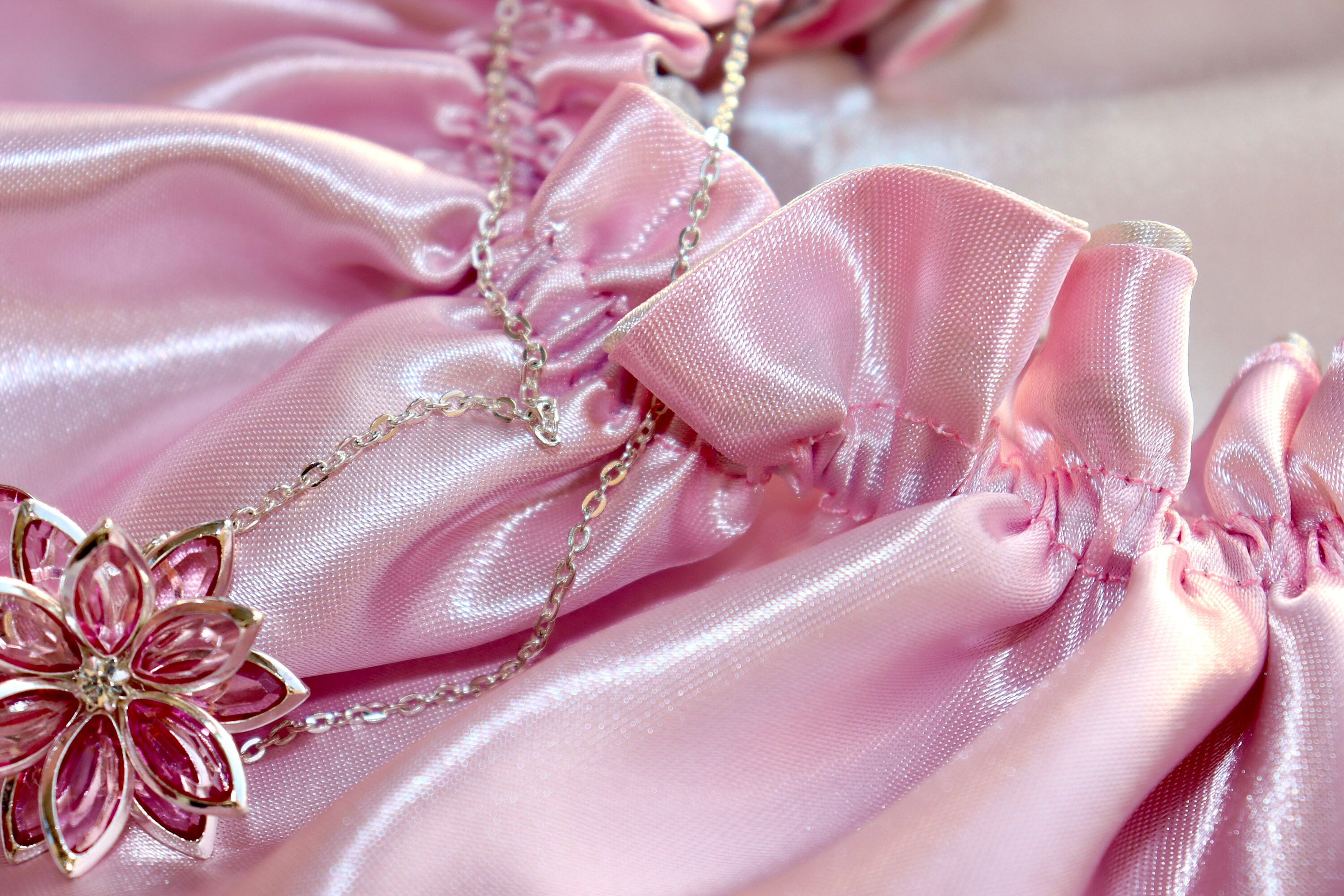 Reversible Bonnet: Silver & Light Pink, Double Lined - Etsy