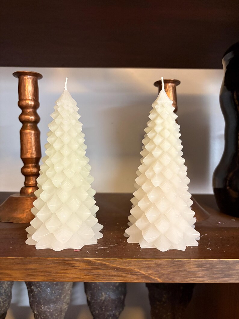 Christmas Tree Candle. 2 Quantity. - Etsy