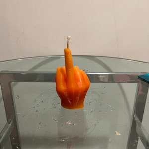 Handmade Middle Finger Candle. 4 Quantity. - Etsy