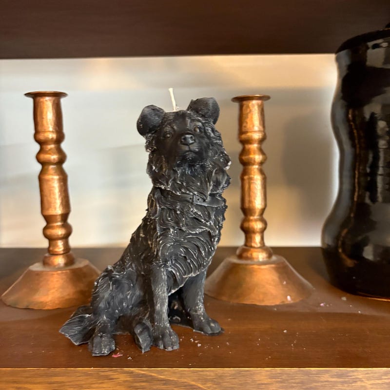 Dog Candle - Etsy
