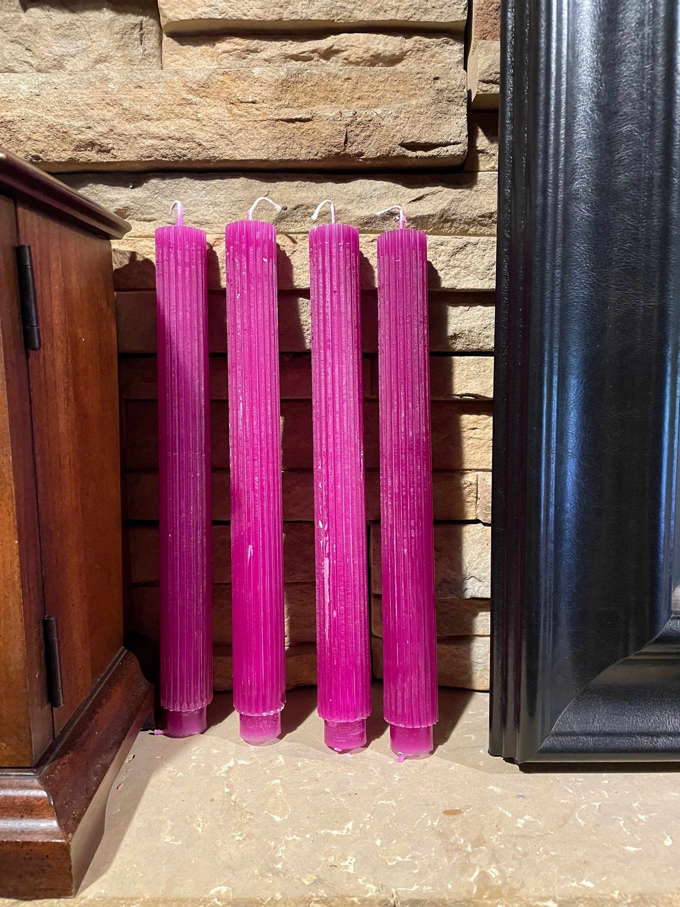 Handmade 10” Roman Ribben Candles 4QTY - Etsy