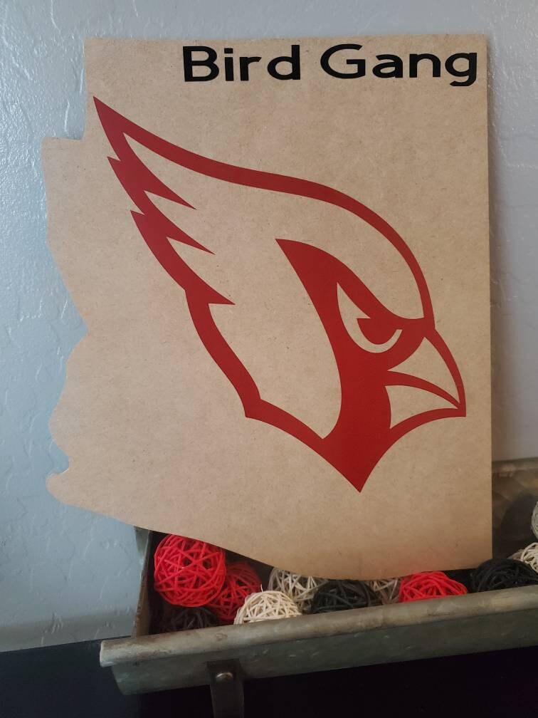 AZ Cardinals/ Bird Gang/ AZ Silhouette | Etsy