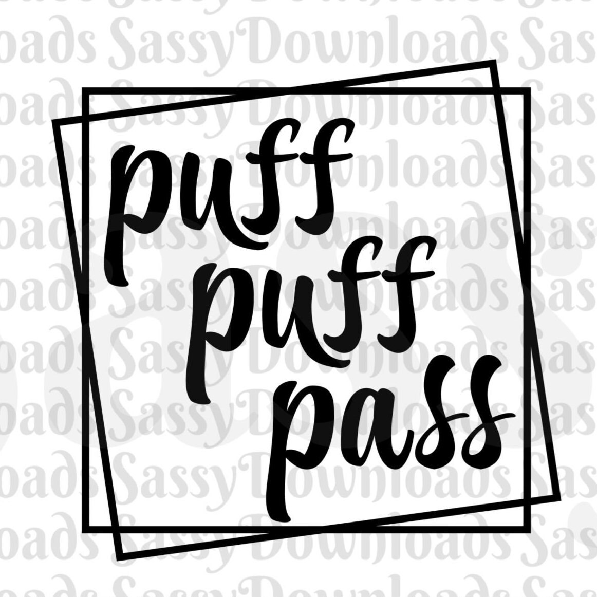 Digital Puff Puff Pass/PNG/Digital File/Sublimation Art & Collectibles ...