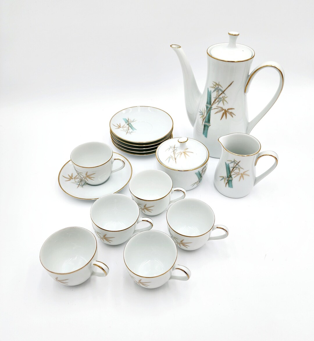Noritake Tea/coffee Set-mid Century-coffee-espresso-chocolate Pot ...