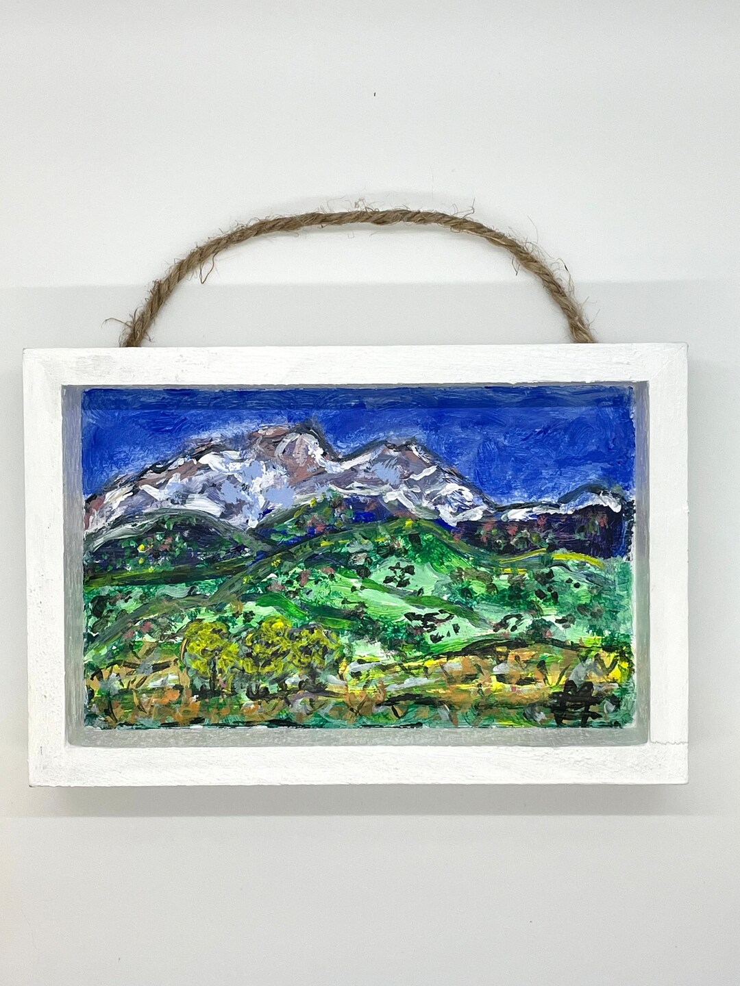 Colorado Landscape With Snow Cap Mountains and Undulating Foothills ...