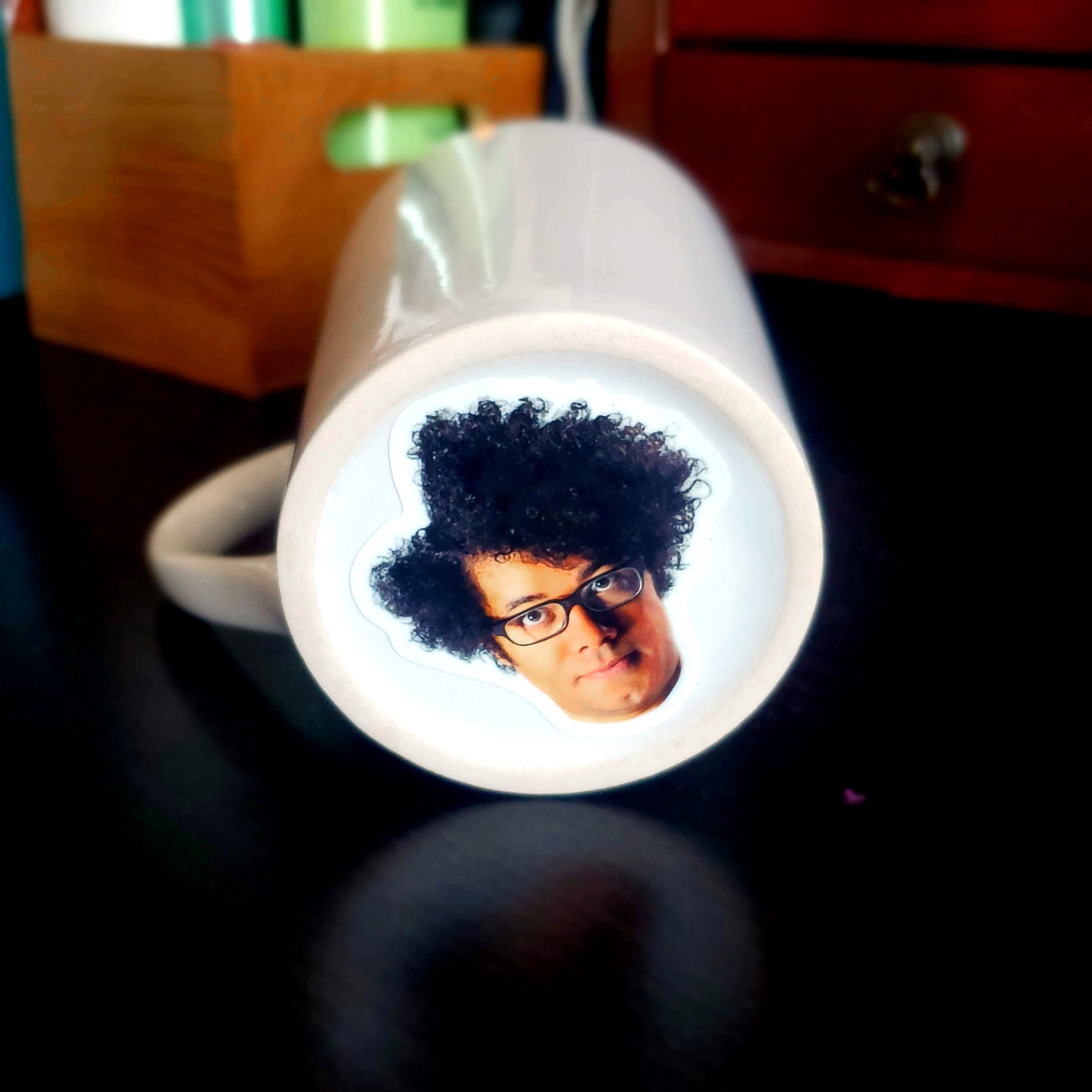 Maurice Moss 2.18in X 2.5in die cut sticker for mug | Etsy