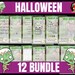 Zombie Printable Halloween Games Printable Zombie Party - Etsy