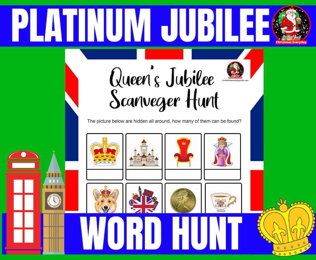 Platinum Jubilee Scavenger Hunt Street Party Activity - Etsy