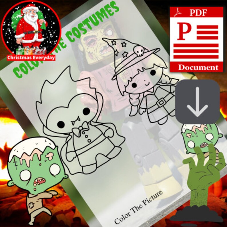 Zombie Printable Halloween Games Printable Zombie Party - Etsy