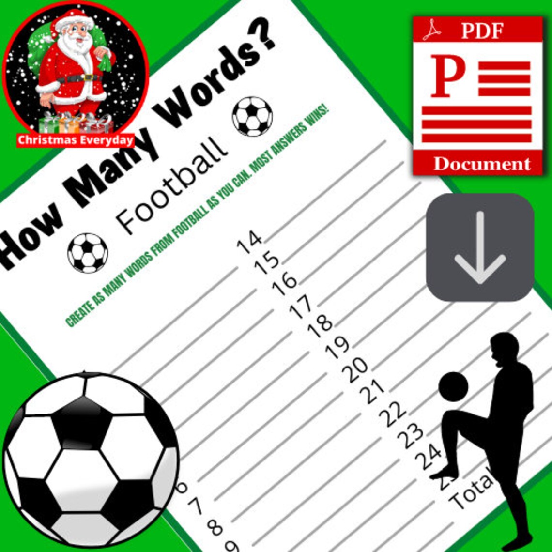Activity Sheet for Kids Football PDF Activity (Download Now) - Etsy