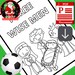 World Cup Coloring Pages Soccer Coloring Pages Footie - Etsy UK