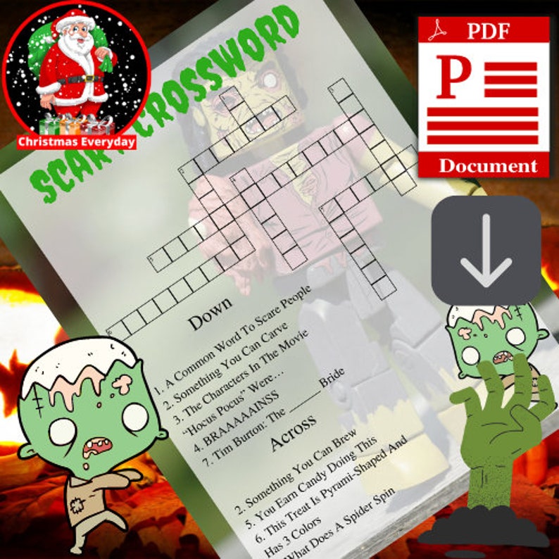 Zombie Printable Halloween Games Printable Zombie Party - Etsy