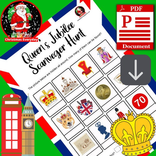 Platinum Jubilee Scavenger Hunt Street Party Activity - Etsy