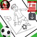 World Cup Coloring Pages Soccer Coloring Pages Footie - Etsy UK