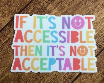 Disability Inclusion Sticker Pack Disability Stickers - Etsy