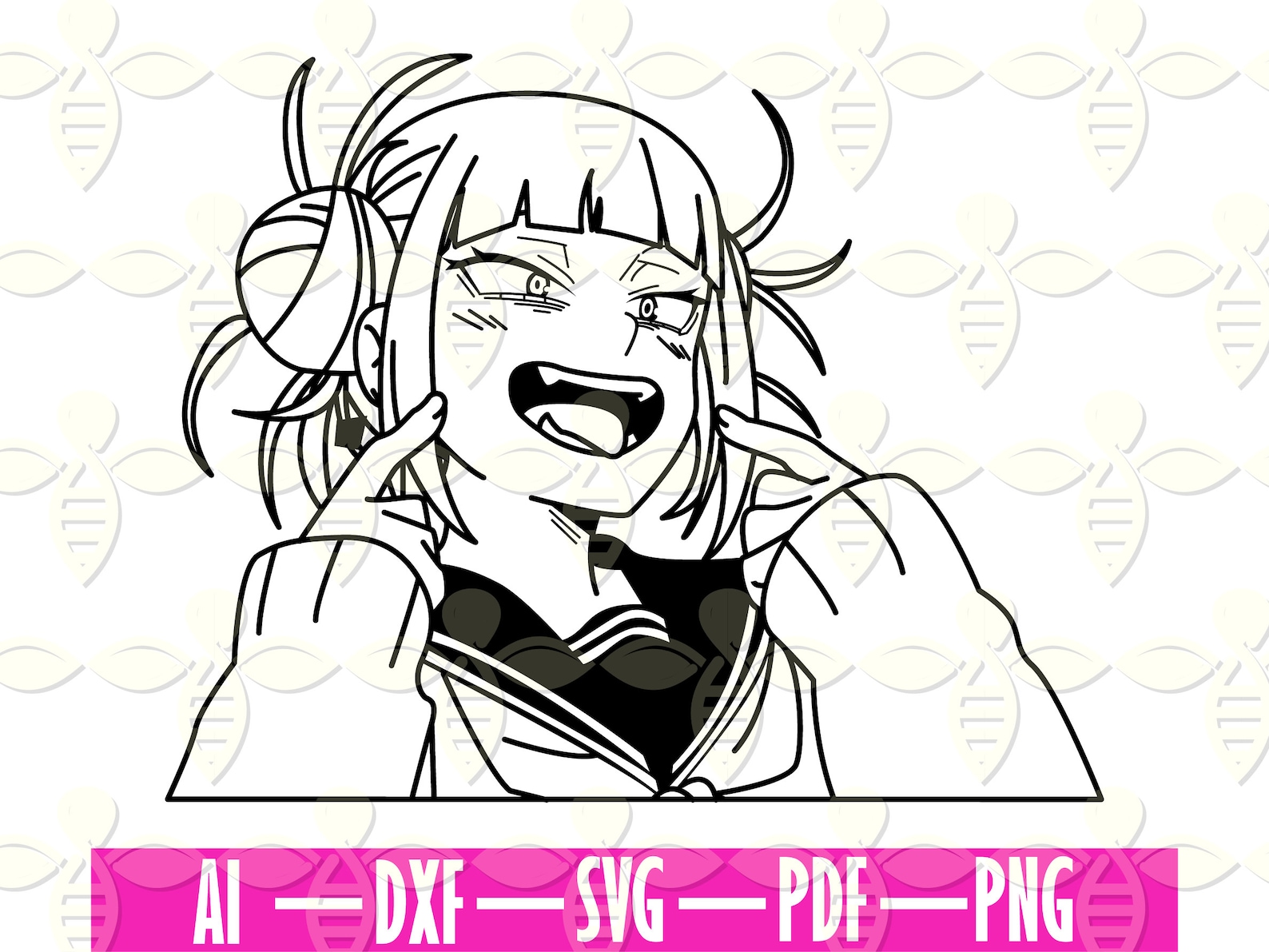 Himiko Toga Digital Instant Download My Hero Academia Ai | Etsy