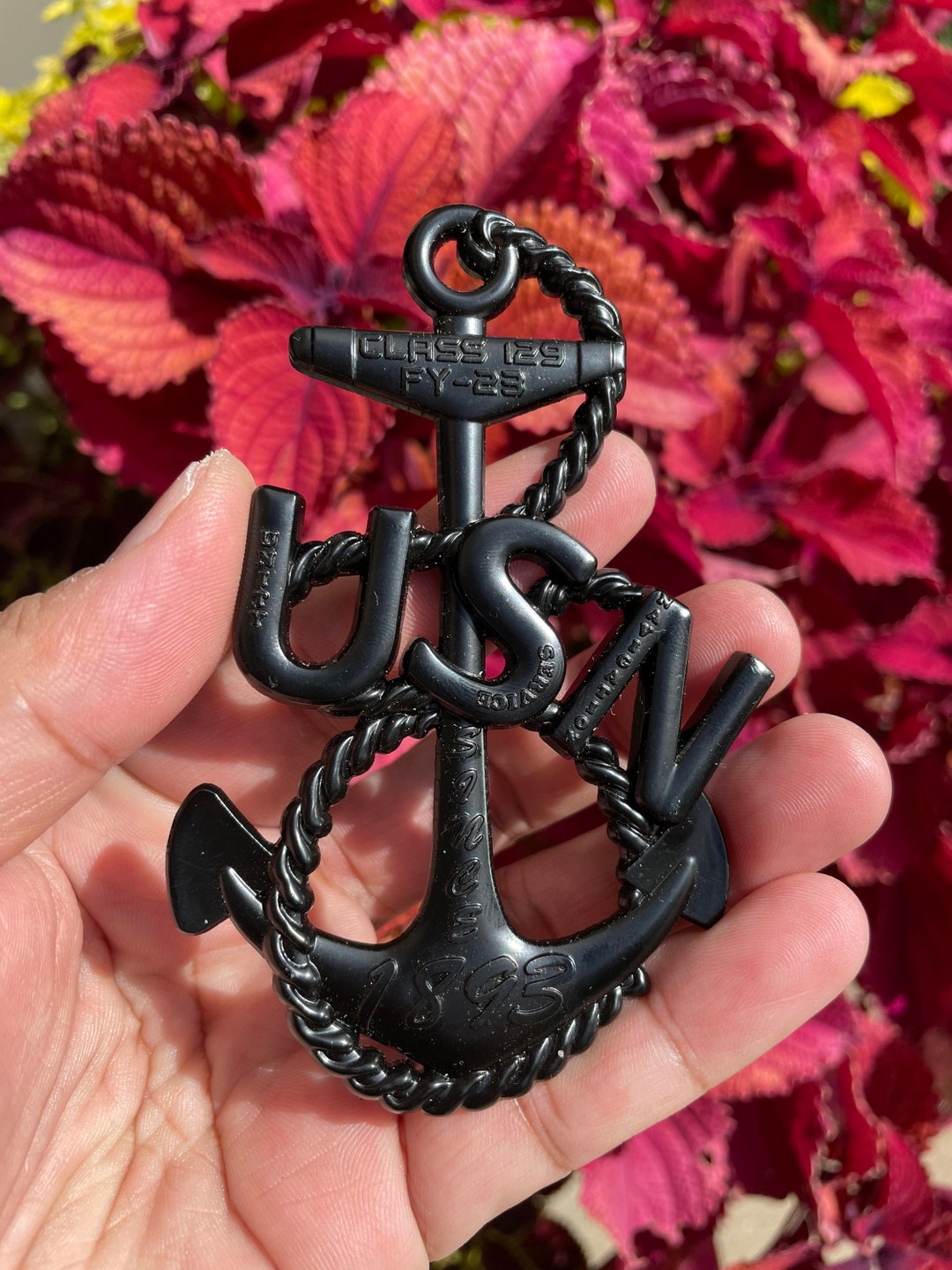 USN Class 129 FY 23 Heritage Anchor Coin - Etsy