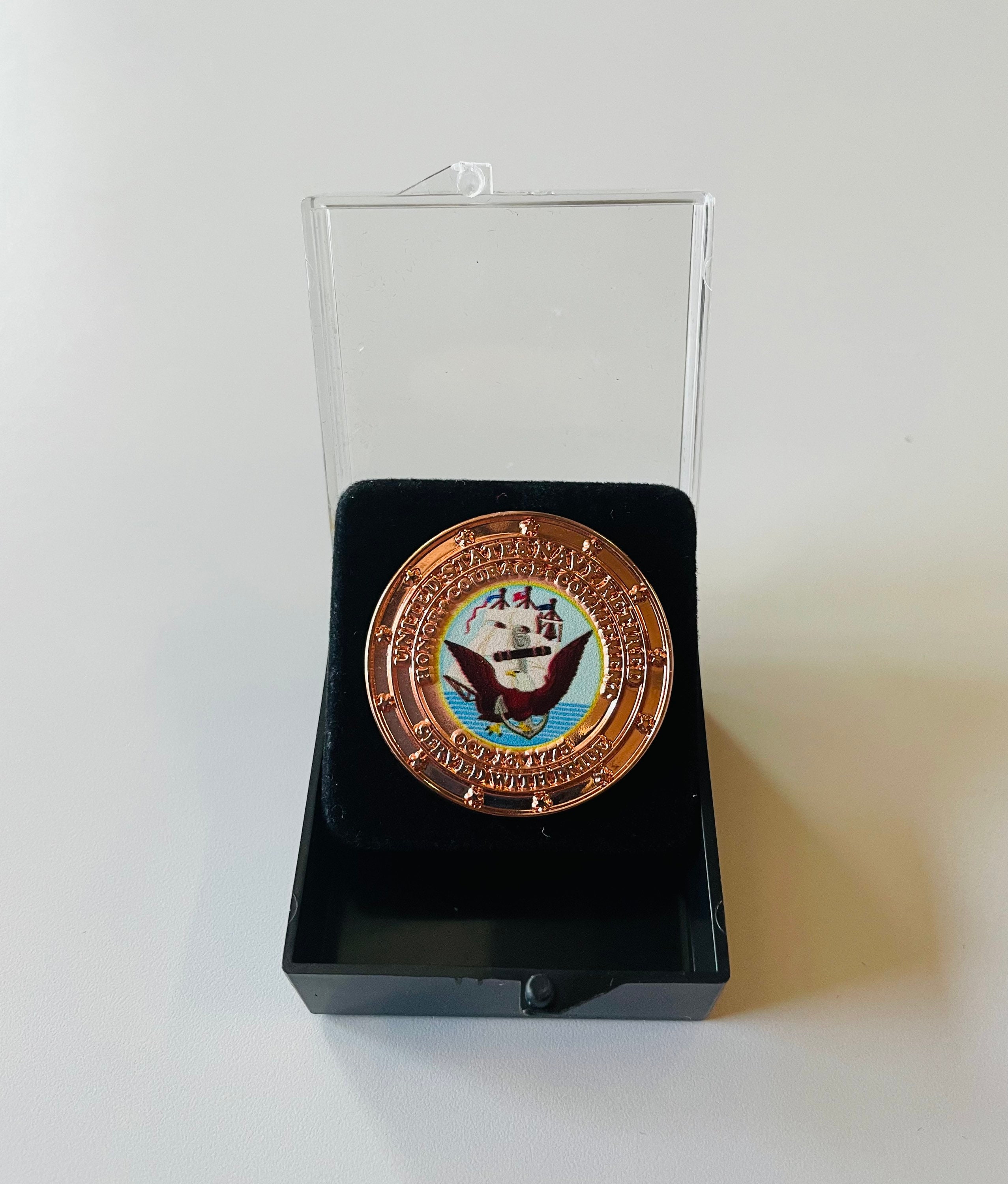 USN Retired Lapel Pin served With Pride | Etsy