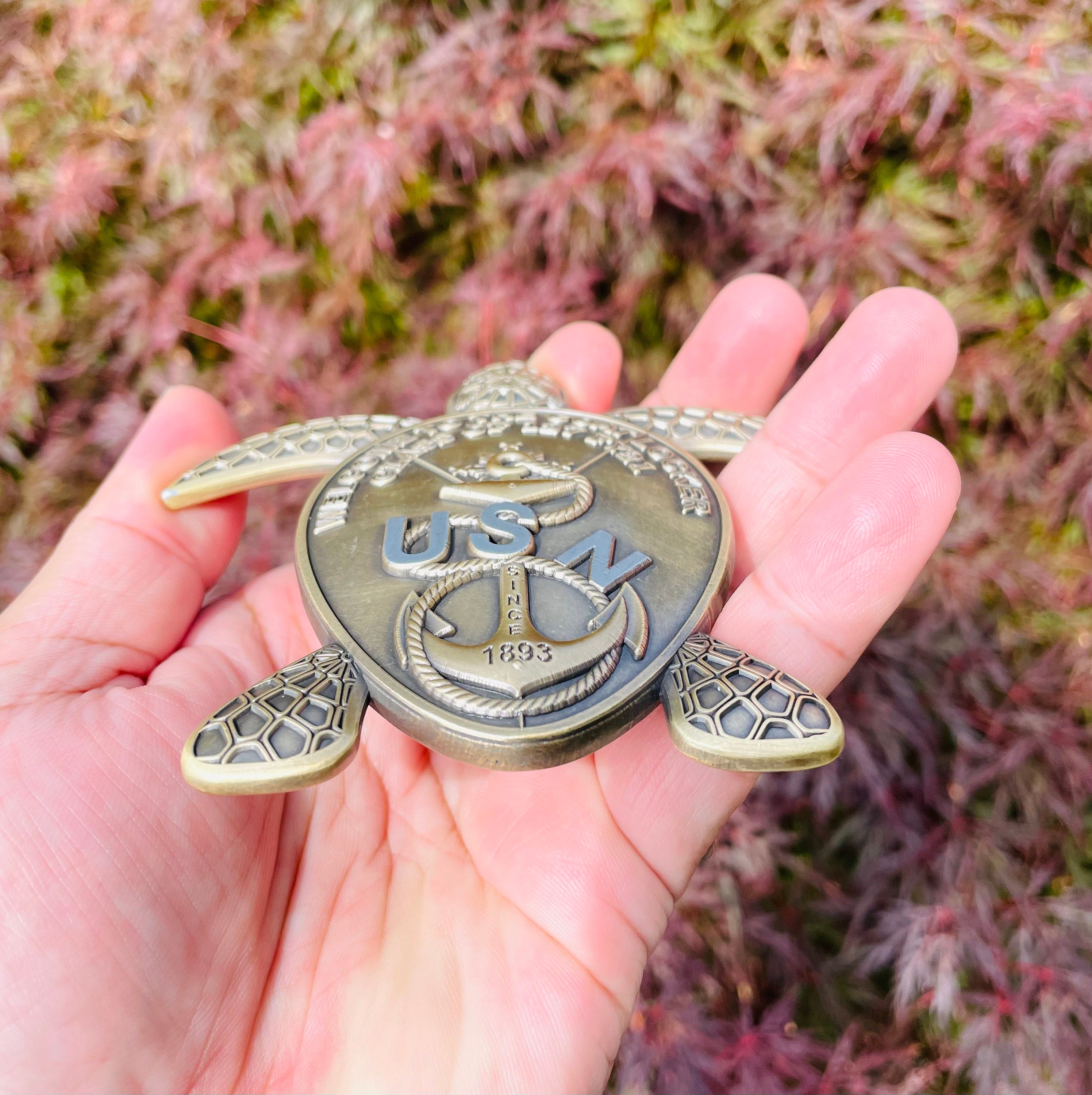 Art & Collectibles Coins & Money USN CPO Class 127 Turtle Coin etna.com.pe