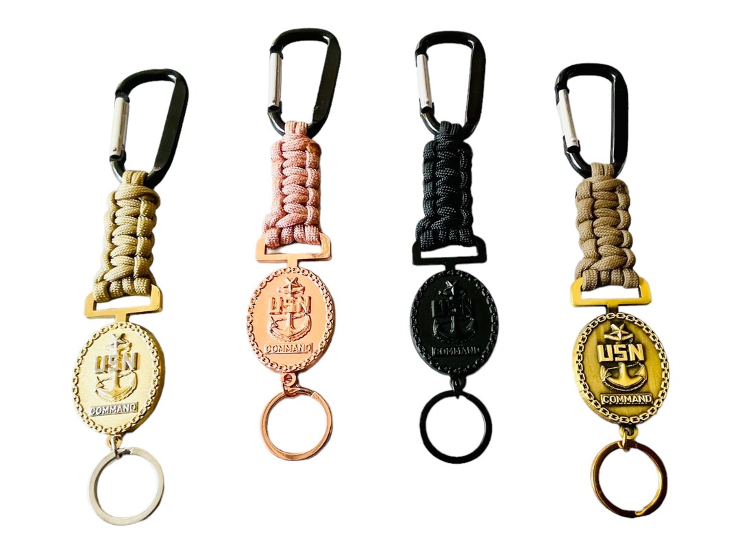 USN Command Senior Chief Cookie Paracord Keychain - Etsy