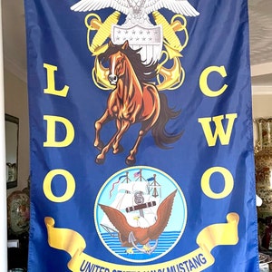 USN CWO/LDO 5X3 Vertical Flag - Etsy