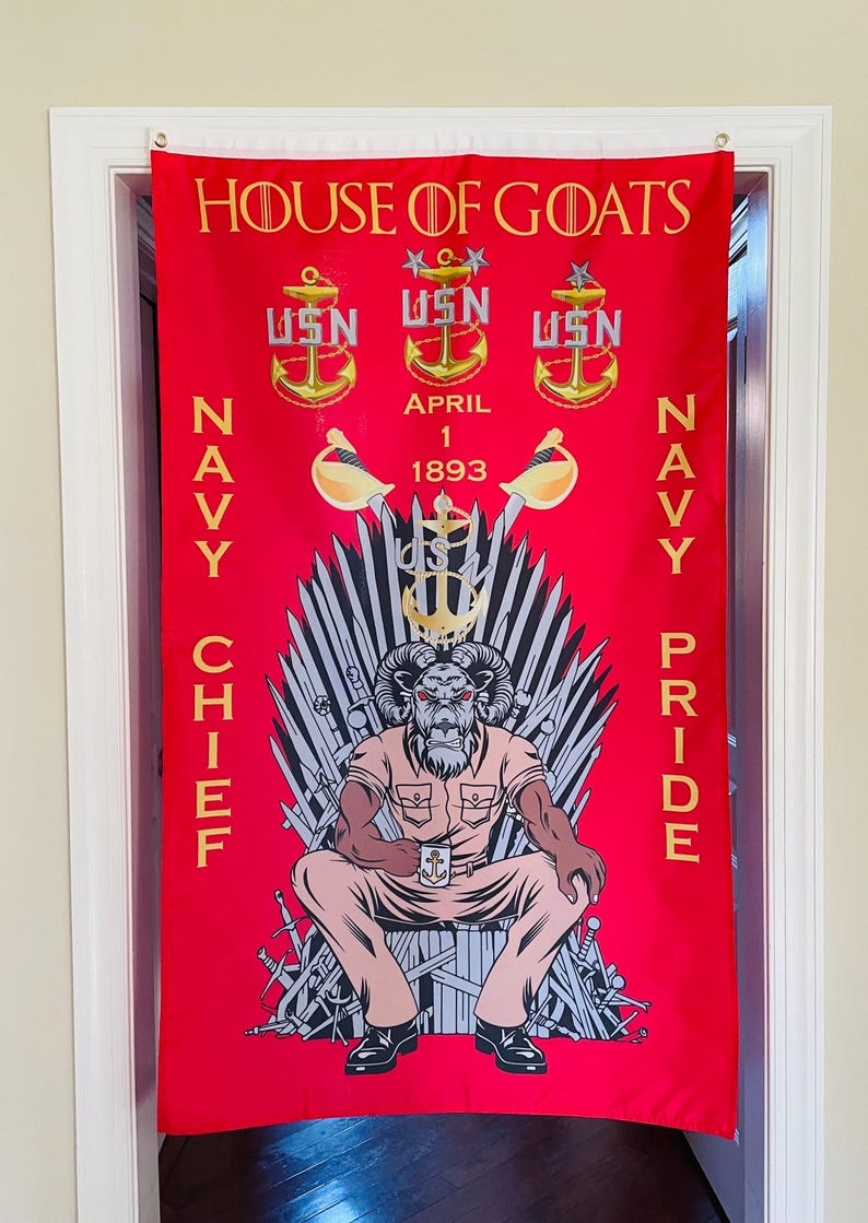 House of Goats CPO 5X3 Vertical Flag - Etsy