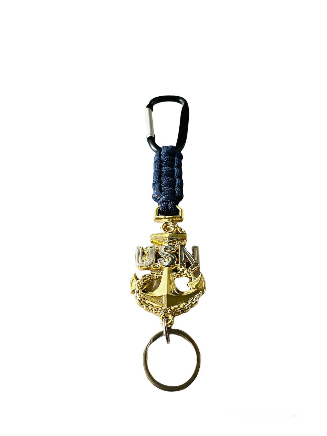 USN E7/E8/E9 Gold Anchors With Navy Blue Paracord Keychains - Etsy