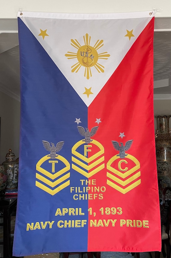 TFC the Filipino Chief Vertical Flag | Etsy