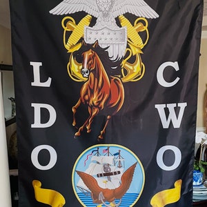 USN CWO/LDO 5X3 Vertical Flag - Etsy