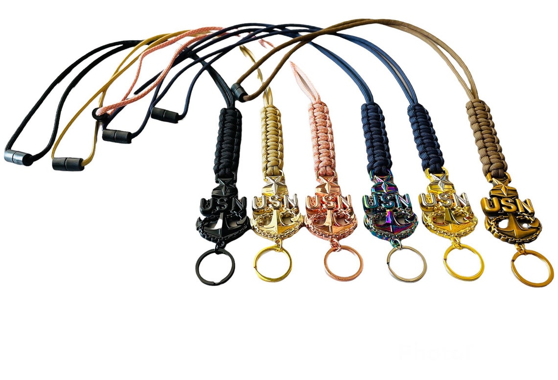 USN SCPO/E8 Lanyard - Etsy