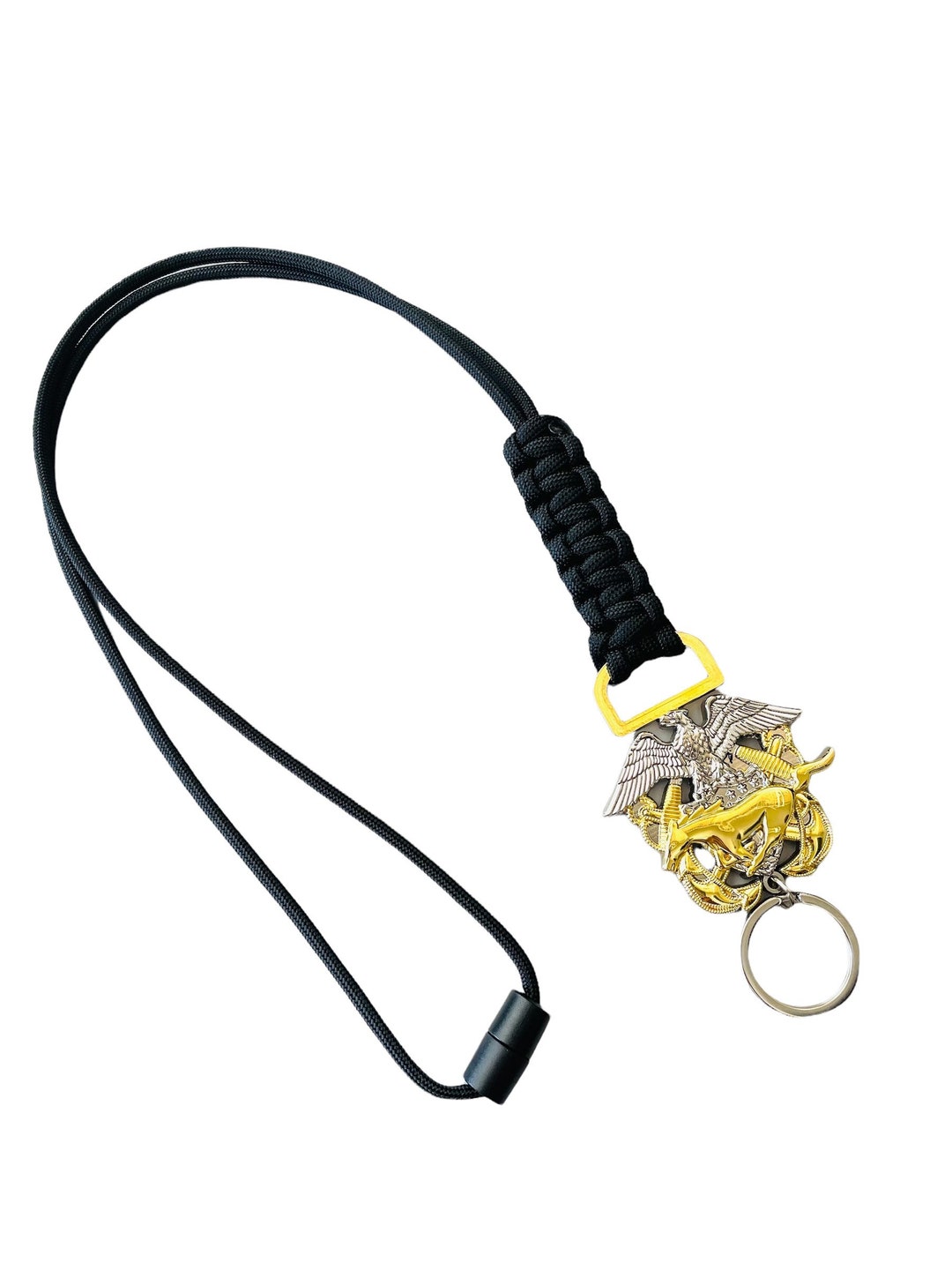 US Navy Mustang Paracord Neck Lanyard. - Etsy