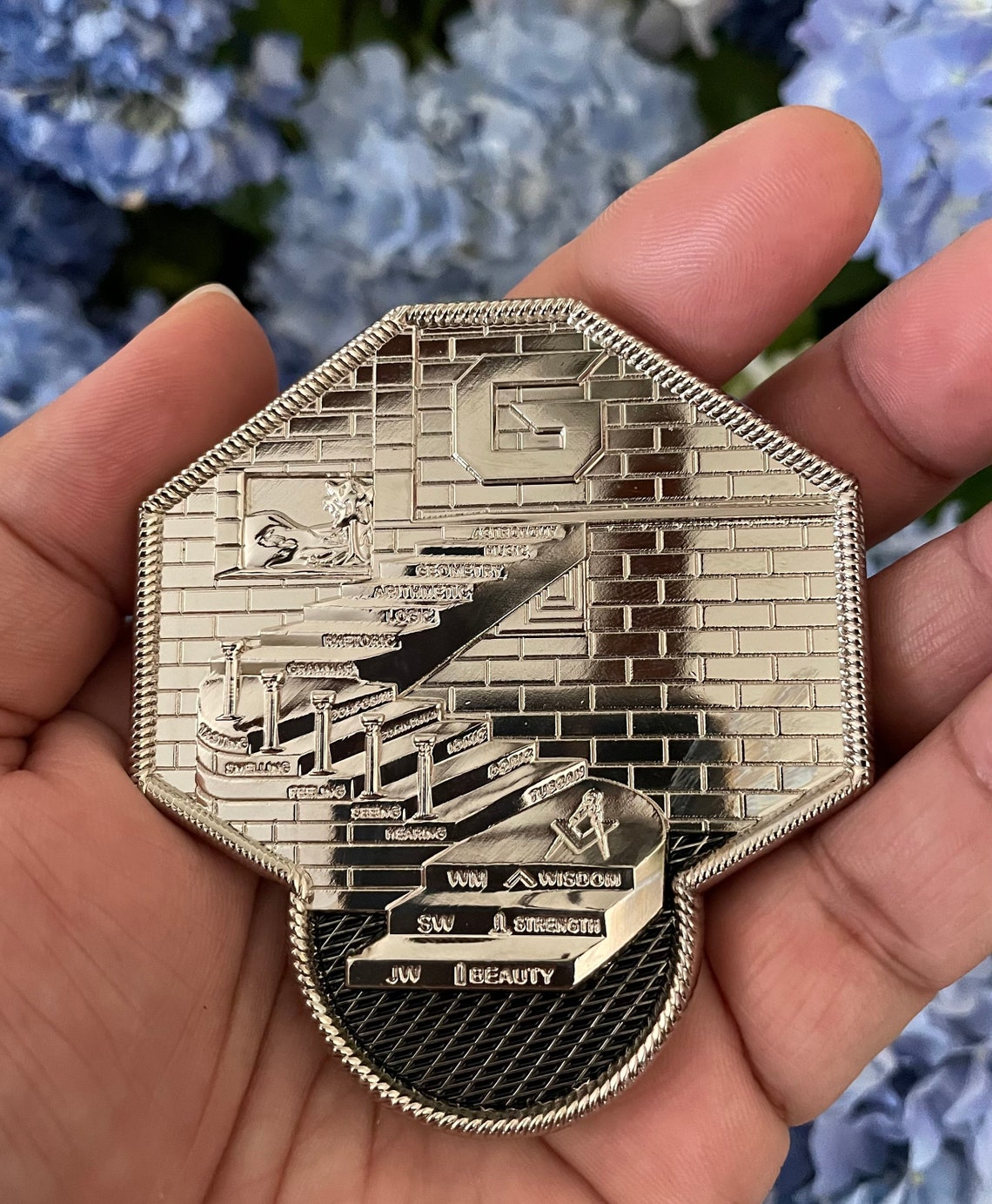 Masonic 357 Challenge Coin | Etsy