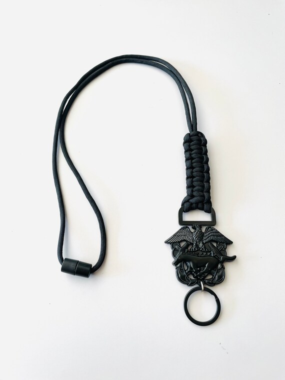 US Navy Mustang Paracord Neck Lanyard. | Etsy