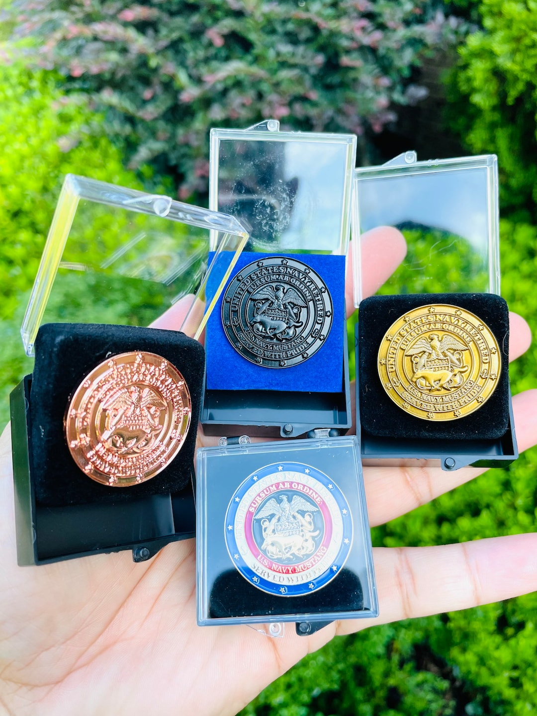 USN Retired Mustang Lapel Pins - Etsy