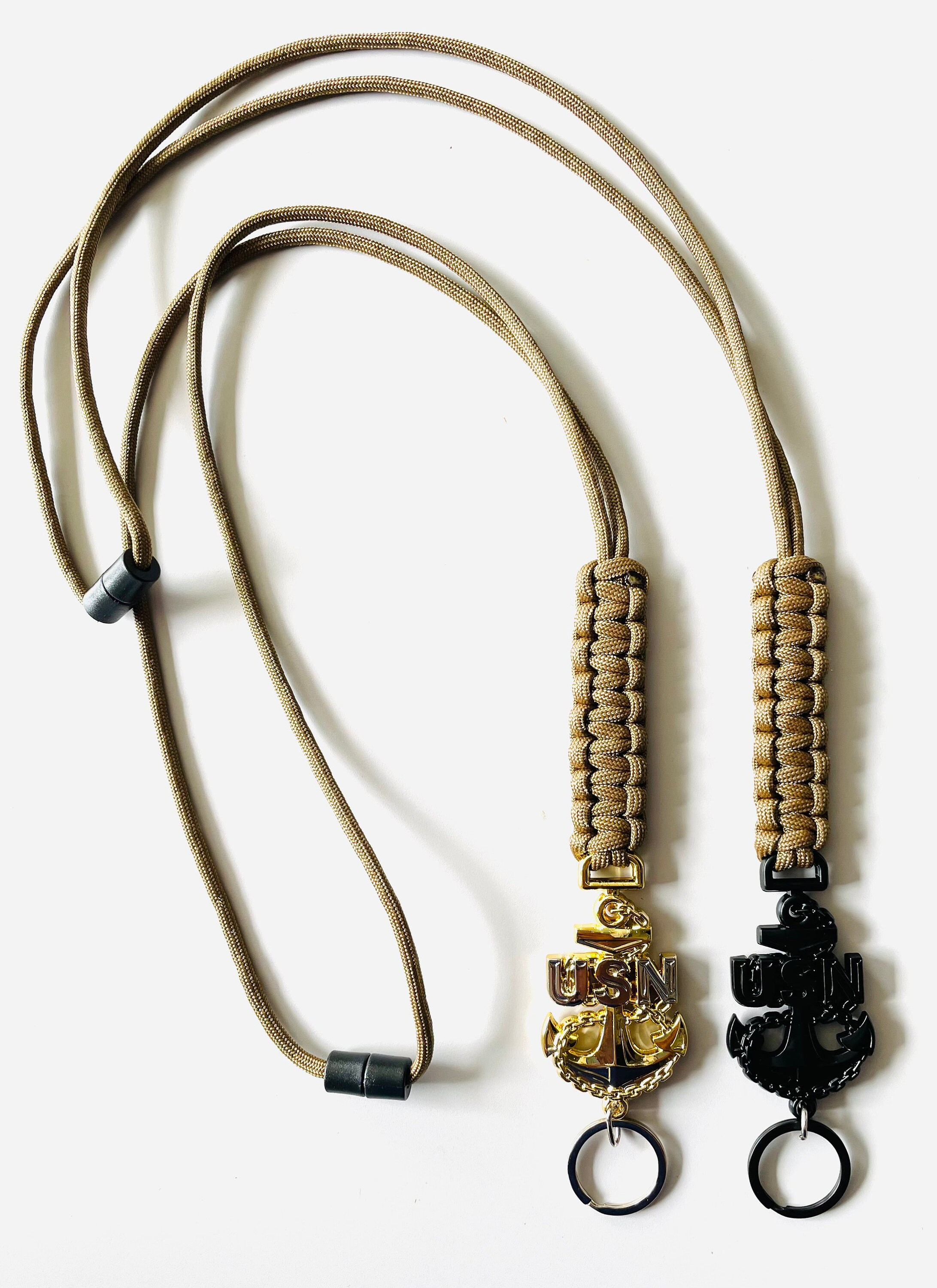 USN CPO Paracord Neck Lanyard - Etsy